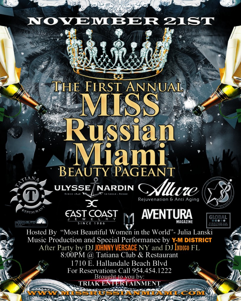 2013 Miss Russian Miami November 21st | The Local Miami